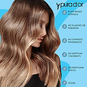 PURA D'OR Scalp Therapy Shampoo & Conditioner Set (16oz x 2) Dry, Itchy Scalp-Hydrates & Nourishes Hair w/Tea Tree, Peppermint, Argan Oil & Biotin, All Hair Type, 3 in 1, Men Women (Packaging Varies)