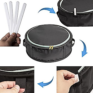 Barrpet Prevent Litter Scatter Design.Collapsible Portable Cat Litter Box with Lid and Handle Standard for Travel Light Weight Leak-Proof, Sturdy, Easy to Clean(17.7"X17.7"X5.9")