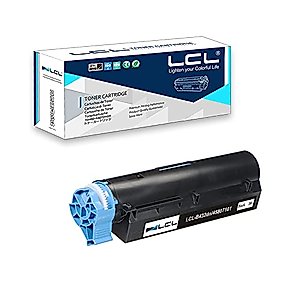 LCL Compatible Toner Cartridge Replacement for OKI B412dn B432dn B512DN 45807101 45807105 3000Pages MB472dnw MB492dn MB562dnw (1-Pack Black)