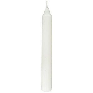 Tapered Candles - 80 Bulk Set of 6” Candle Sticks - 5 Hours Clean, Long-Burning White Candlesticks - Dripless Unscented Candles & Hand-Dipped Tall Candles for Dinners - White Taper Candles by PARNOO