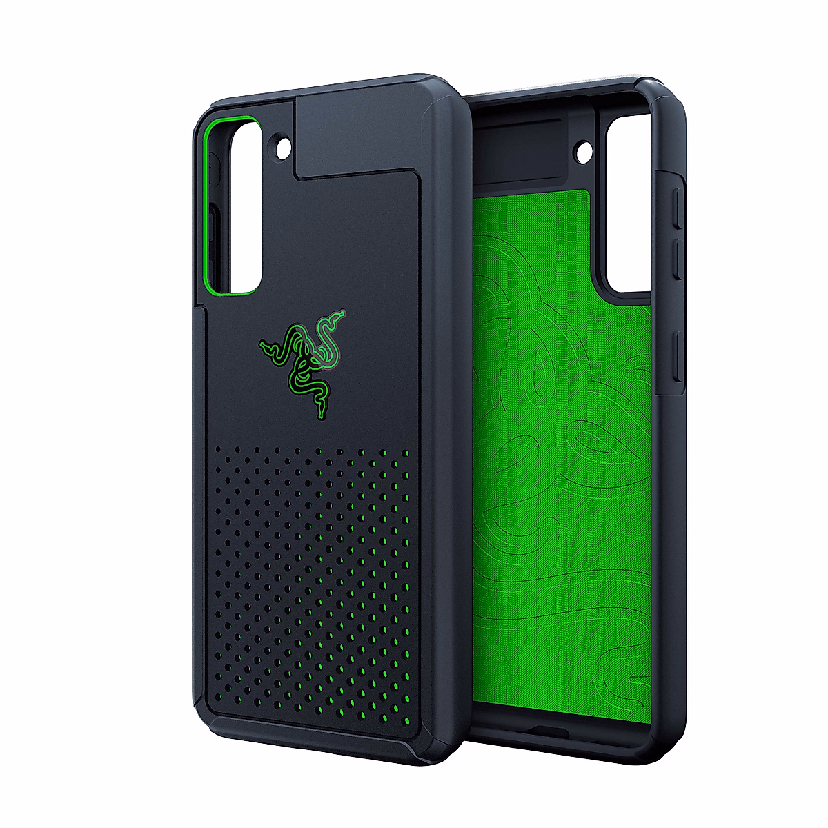 Razer Arctech Pro for Galaxy S21: Thermaphene & Venting Performance Cooling - Wireless Charging Compatible - Drop-Test Certified 6ft/1.8m - 5G Compatible - Black