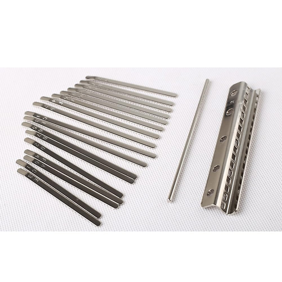 Healifty Kalimba 17 Key Kalimba Keys Parts 17 Note Key Replacement Kit Thumb Piano African Kalimba Keys for DIY Kalimba Mbira Thumb Piano Kalimba Replacement Keys Kalimba Instrument