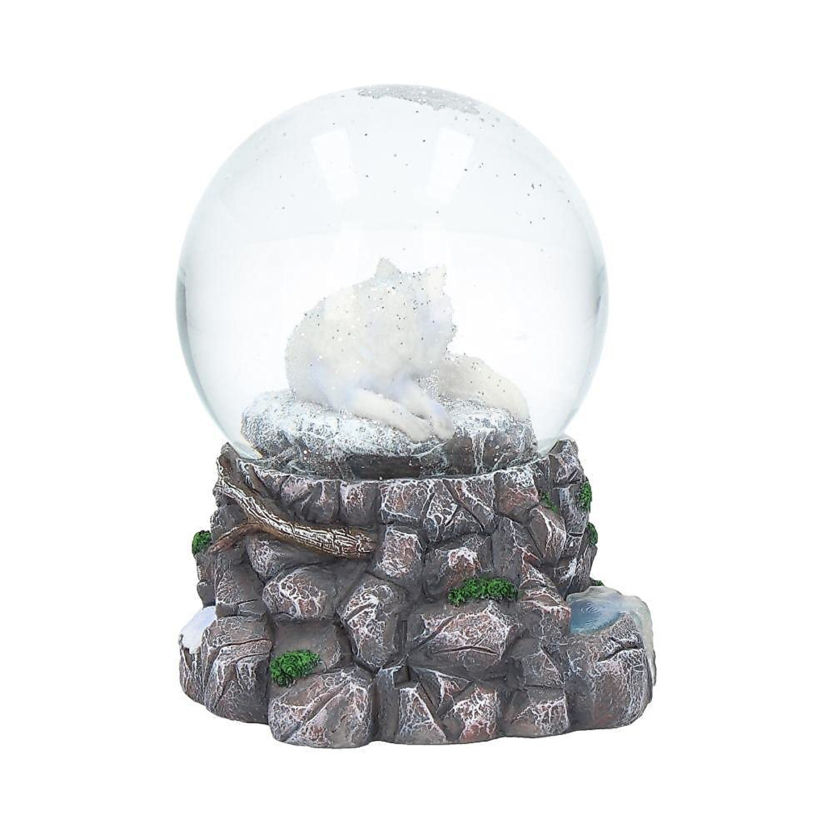 Nemesis Now Guardian of The North Snow Globe,Grey (LP) 14.5cm