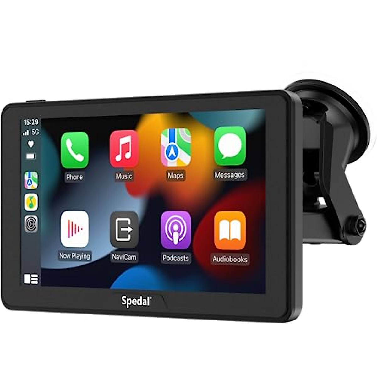 2023 Newest Portable Car Stereo with Wireless CarPlay and Android Auto, Spedal NaviCam-786 Apple CarPlay Dash Mount Car Screen, 7" IPS Touchscreen, Mirror Link/Bluetooth/Navigation/Voice Control