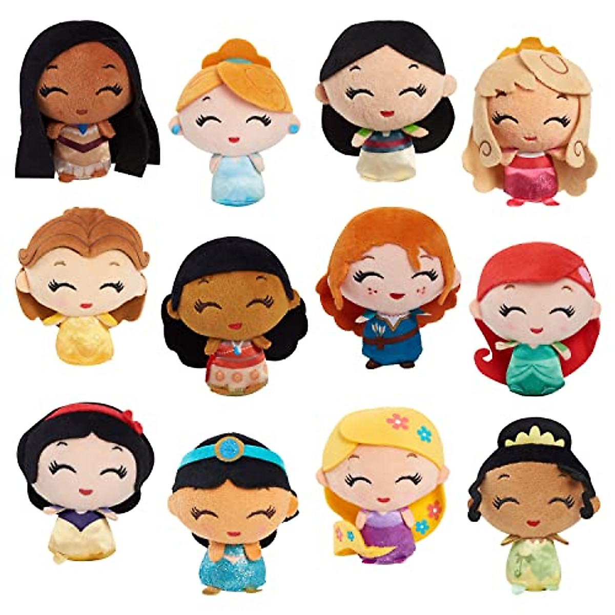 Disney Princess Plush Super Set, Officially Licensed Kids Toys for Ages 3 Up by Just Play