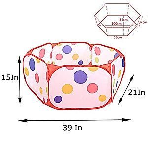 Tfwadmx Small Animals Cage Tent Hamster Foldable Exercise Playpen, Indoor/Outdoor Open Portable Fence with Seesaw for Rat Guinea Pig Rabbits Hamsters Chinchillas Gerbil Hedgehog