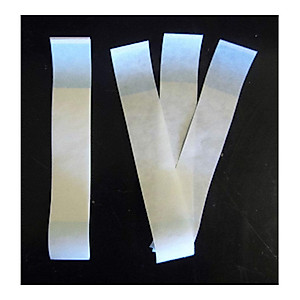 100 SELF Sealing Blank White Currency Straps Bands Money Bill Band Strap PMC