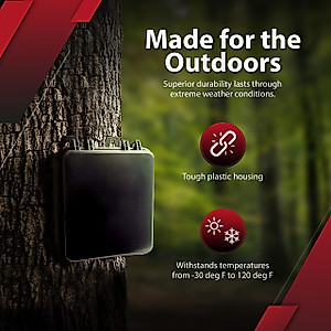 Dakota Alert Driveway Alarm System -DUAL-4000, Includes DCR-4000 Receiver & DAPT-4000 Transmitter, Detects Inbound & Outbound Traffic, Driveway Alarms Weatherproof, 1 Mile Long Range Wireless