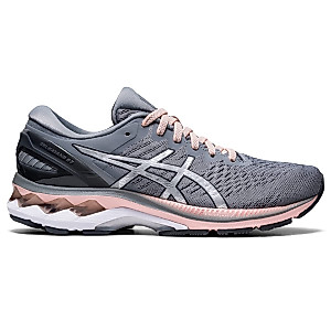 ASICS Women's Gel-Kayano 27 Running Shoes, 6, Sheet Rock/Pure Silver