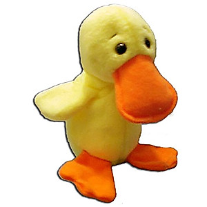 BEANIE BABIES Ty Quackers The Duck
