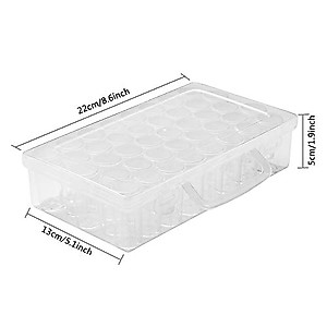 Diamond Bead Storage Containers, 30 Pcs Removable Clear Plastic Organiser with Lid for Nail Art Rhinestone Jewelry DIY Diamond Cross Stitch Tools and Other Small Items