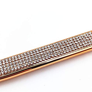 2021 Upgraded Self-adhesive Eyeliner,2 in 1 Eye Liner Pen Diamond Bling Glitter Liquid Eyeliner No Glue, Non Magnetic, Eye Liner for Eye Makeup and Wear Normal False Eyelashes (Queen Gold)