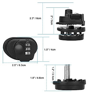 UrbanX Professional Trigger Lock - 3 Digit Combination Lock for Daewoo Precision Industries K5 9×19mm Parabellum - Fits Pistols, Rifles, BB Rifles & Shotguns - 1 Pack
