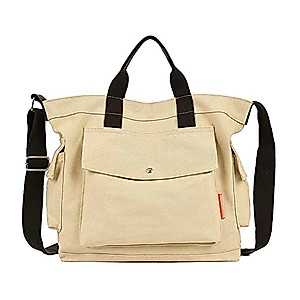 Tote Bag Women Large Satchel Bag Casual Student Handbag Crossbody Bag Trendy Shoulder Bag
