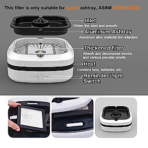Filter is Only for iLeefy Ashtray (4 Pack)