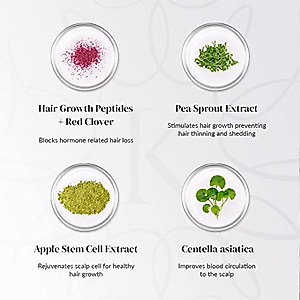 Kerotin Hair Growth Serum - Intensive Hair Growth Drops Treatment - Boost Natural and Healthy Hair Growth, Increase Hair Density, Reduce Hair Loss - Promotes longer and thicker hair.