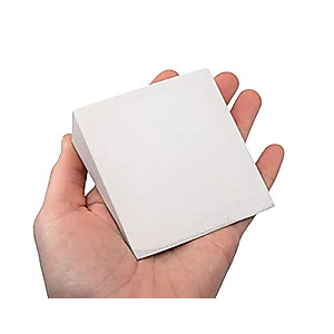 Teak Tuning 2PK Monument Series Concrete Fingerboard Small Kicker Ramp Obstacles - 3" Long, 1" Tall - Ultra Premium, Super Durable Polymer Modified Concrete - Sterling Gray Colorway