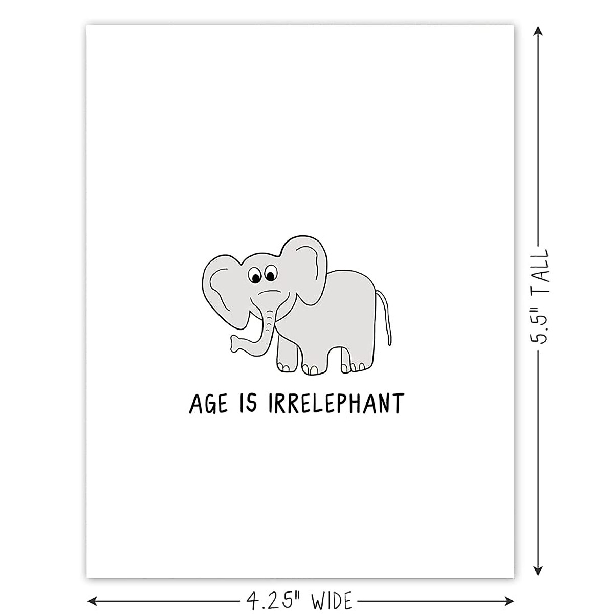 rockdoodles May The Fork Be With You, Funny Birthday Cards, Funny Happy Bday Cards For Him or Her- Fun Joke Humor Cards For Birthdays (May The Fork)