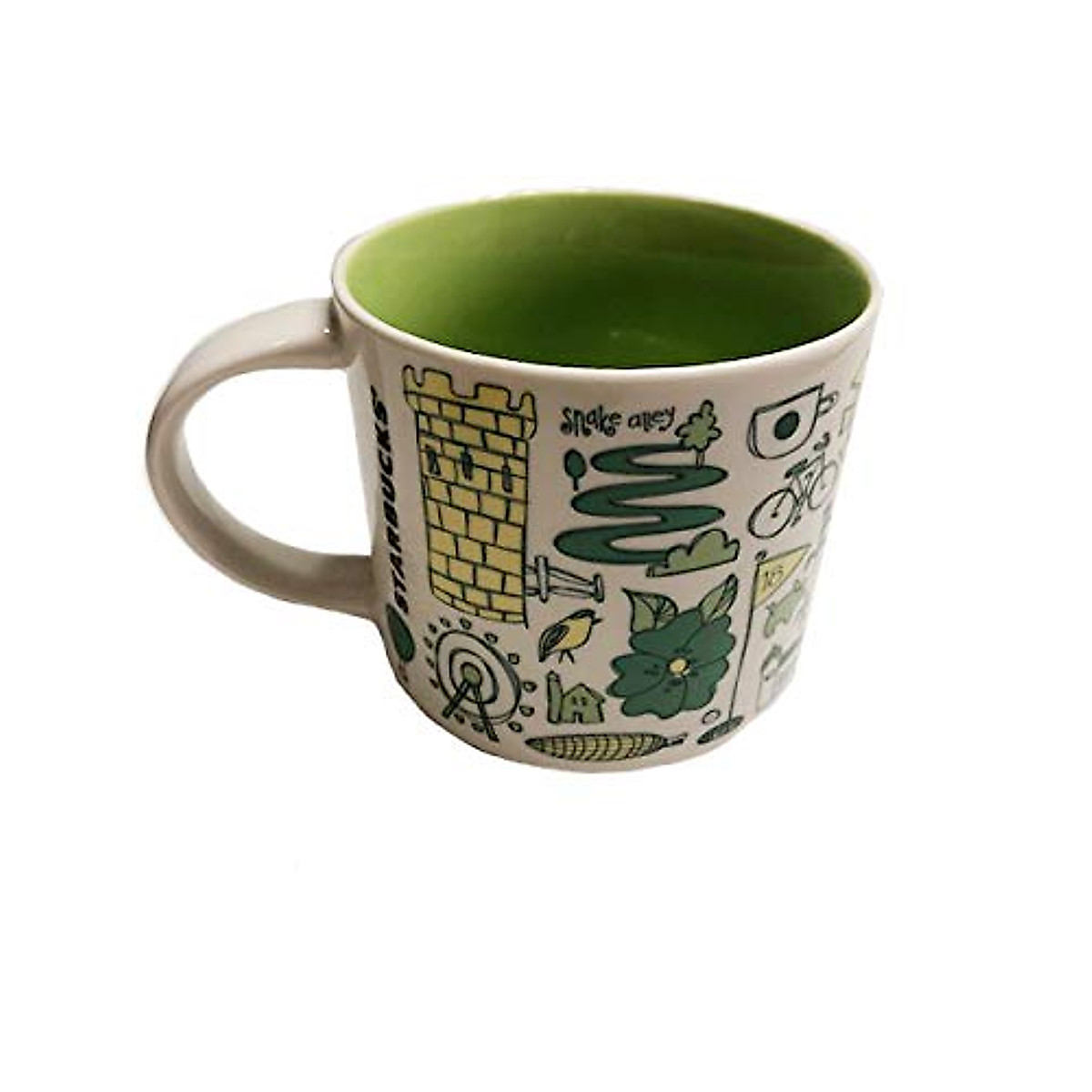 Starbucks IOWA Been There Series Across The Globe Collection Ceramic Coffee Mug 14 oz