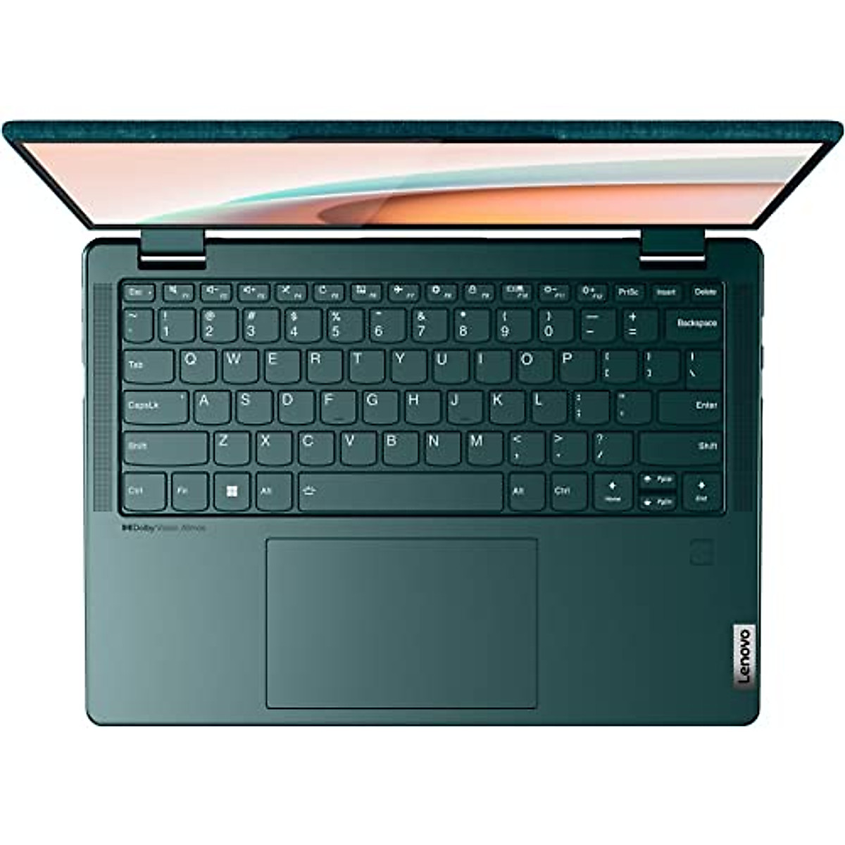 Lenovo 2023 Yoga 6 2-in-1 360° 13.3" WUXGA Touchscreen Laptop, AMD Ryzen 5 5500U, 8GB RAM, 256GB PCIe SSD, Backlit Keyboard, Fingerprint Reader, Win 11, Dark Teal, 32GB SnowBell USB Card