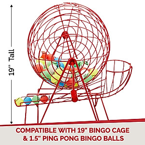MR CHIPS Professional Bingo Game Master Board for Ping Pong Balls