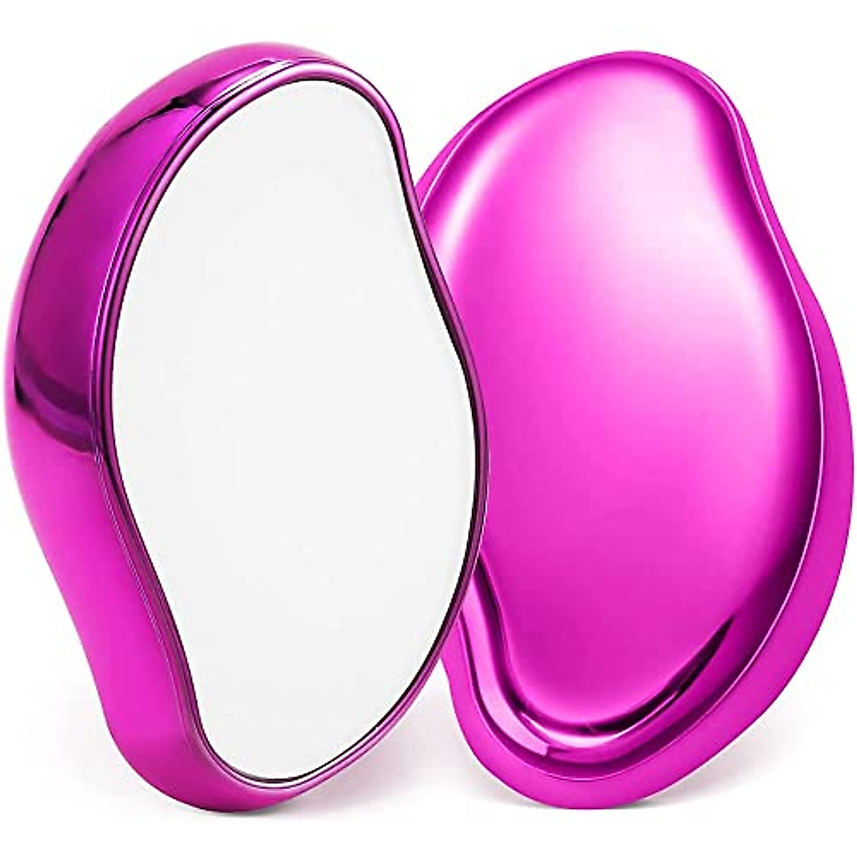 Crystal Hair Eraser, Painless Hair Removal and Exfoliation - Bleame Hair Eraser - Ideal Hair Remover Tool for Arms and Legs, Portable Mild Hair Remover, Reusable - Purple