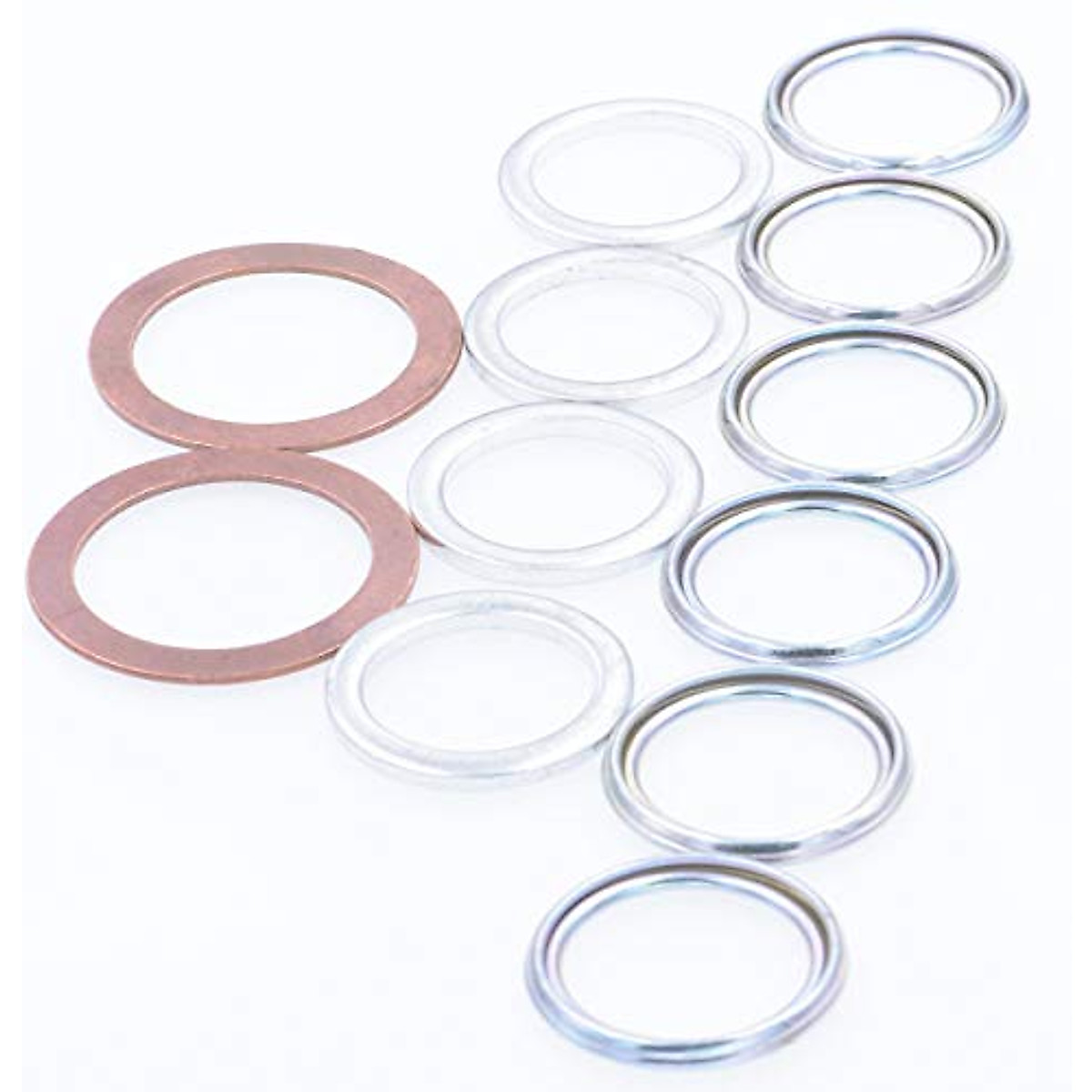 Rexka 12pcs Transfer & Differential Service Gasket Kit Compatible with Toyota Lexus 4Runner Land Cruiser Tundra Tacoma FJ Cruiser Highlander RAV4 Sequoia Sienna 1215710010 9043024003 90430A0003