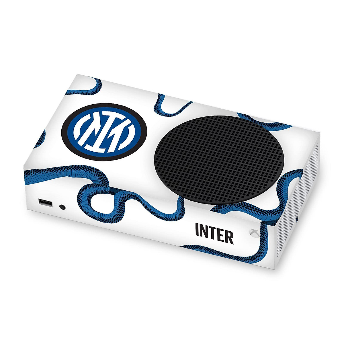 Head Case Designs Officially Licensed Inter Milan Away 2021/22 Crest Kit Vinyl Sticker Gaming Skin Decal Cover Compatible With Xbox Series S Console