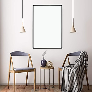 JILoffice Magnetic Whiteboard/White Board, Dry Erase Board 36 x 24 Inch, Black Aluminum Frame Wall Mounted Board for Office Home and School