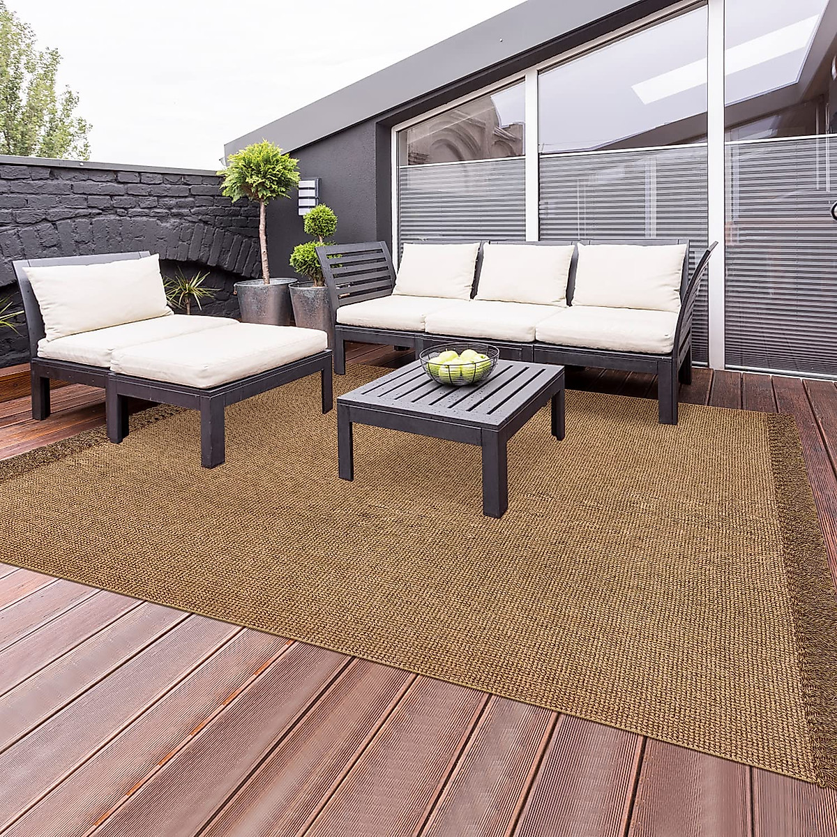 Washable Cotton Rug 5x8 Braided Runner Rug with Tassels Rug Hand Woven Rug Farmhouse Area Rug for Patio Farmhouse Living Room Dining Room Kitchen Entryway Carpet