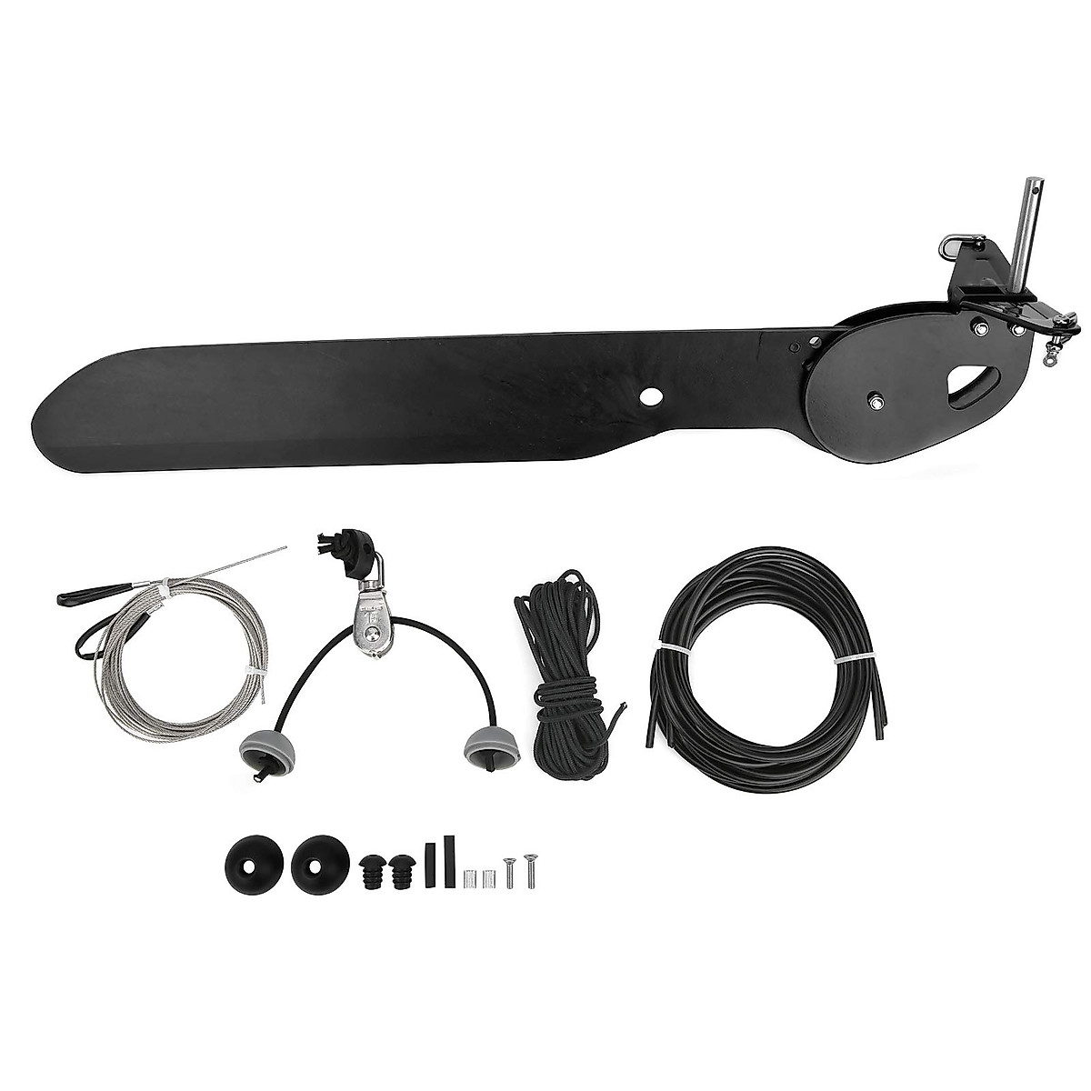 VGEBY Kayak Rudder, Fishing Canoe Boat Rudder Tail Vane Rudder Set for Sea Kayaks Fishing Boat Ship Boating Supplies Rudder Bracket Kayak Rudder Kit