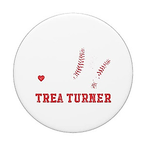 Who Cares I Love Trea Turner Trea Turner Los Angeles MLBPA PopSockets Swappable PopGrip