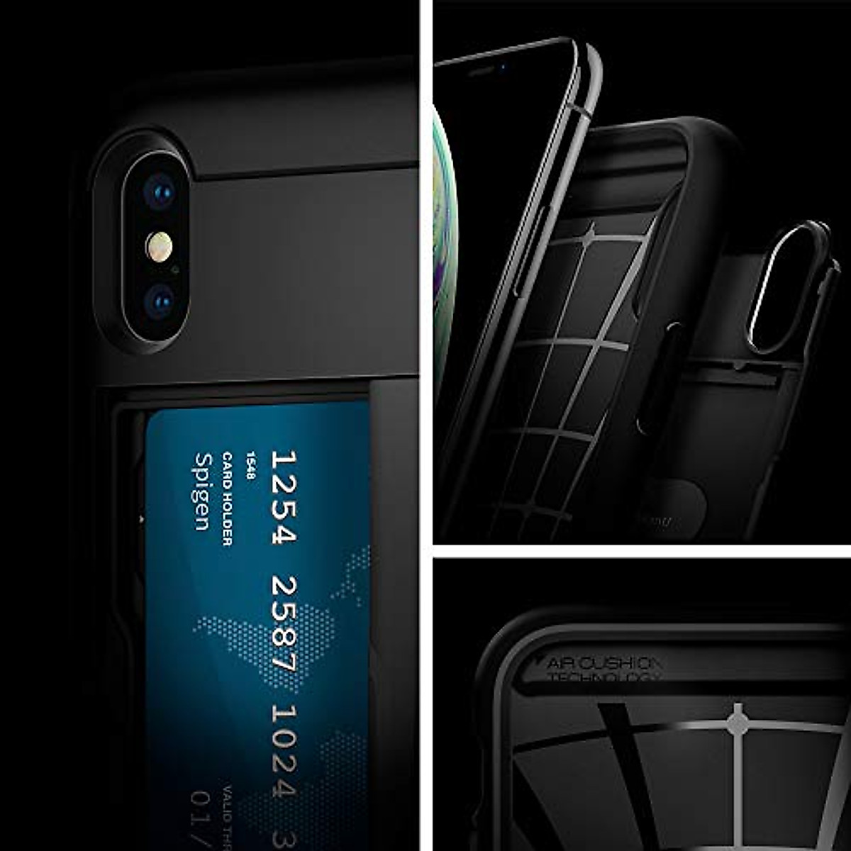 Spigen Slim Armor CS Designed for iPhone Xs Case (2018) - Black