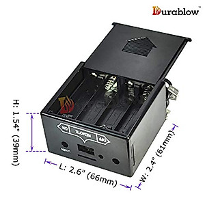 Durablow TR1003 On/Off Gas Fire Fireplace Remote Control Kit + Thermostat + Timer with LCD Screen for Millivolt Valve, IPI Module, Replaces Wall Switch | Thermostat, Wireless Thermostat Control Module