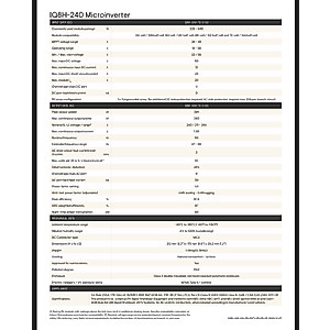 ENPHASE IQ8H Microinverter (MC4)
