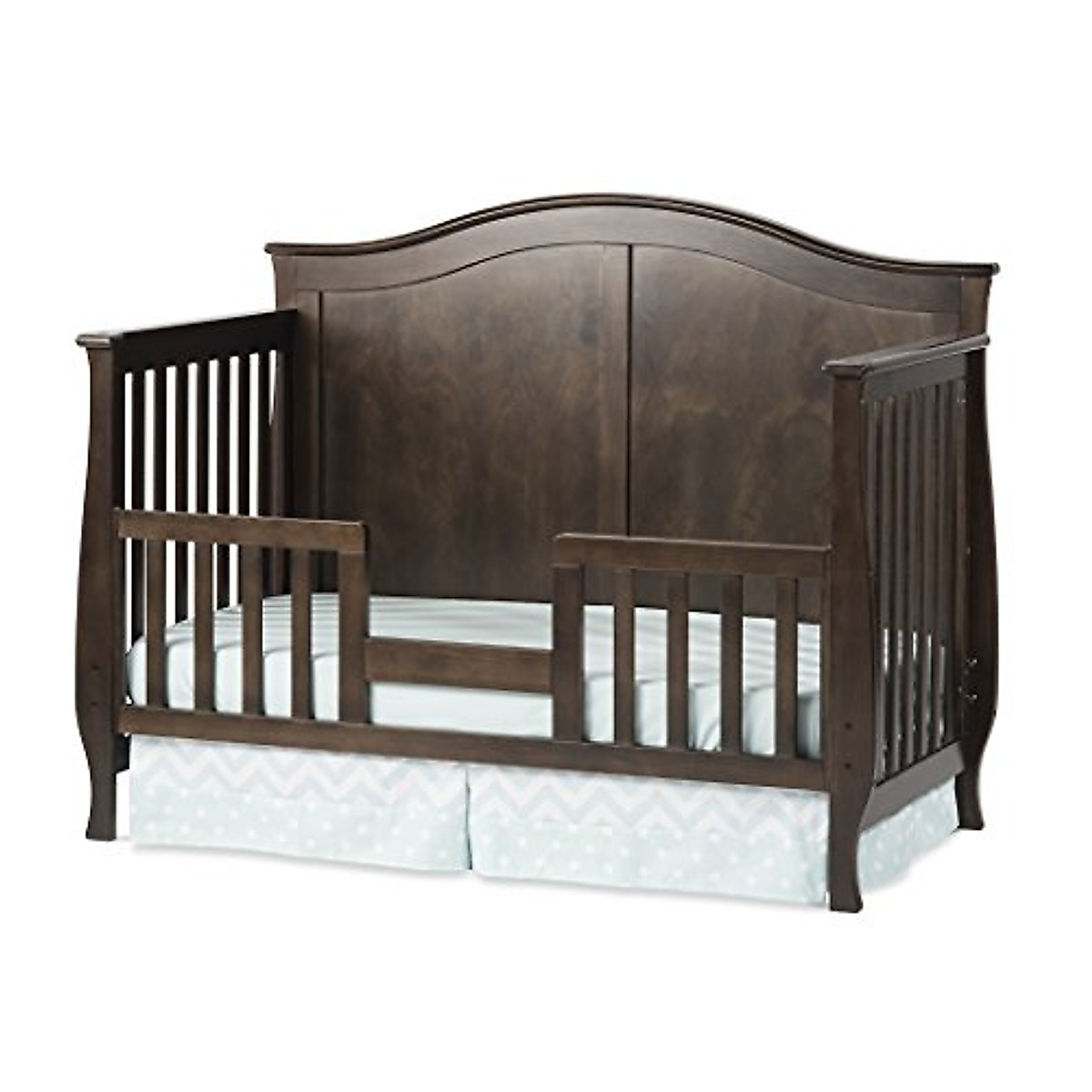 Child Craft Camden 4-in-1 Convertible Crib, Baby Crib Converts to Day Bed, Toddler Bed and Full Size Bed, 3 Adjustable Mattress Positions, Non-Toxic, Baby Safe Finish (Slate)