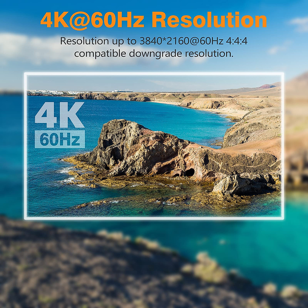 KVM Switch 2 Monitors 2 Computers, 4K@60Hz Dual Monitor KVM Switch HDMI 2 Port Extended Display, Audio & Microphone, EDID Emulators, Hotkey & Remote & Button Switch, with Input Cables