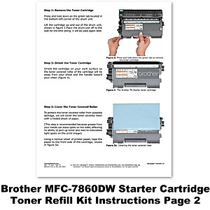 Brother MFC-7860dw Starter Cartridge Toner Refill Kit