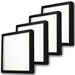 Westinghouse True HEPA H13 Filter Replacement Compatible with 1701 and 1702 Model Air Purifiers (Set of 4)
