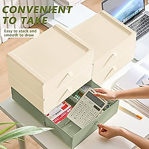 Tynulox Sock Underwear Organizer Dividers | 15 Cell Stackable Plastic Closet Drawer | White Storage Bin for Bra, Socks, Ties, Cable, Decor