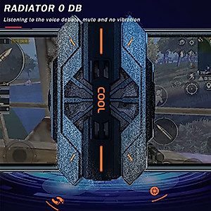 Abovehill Phone Cooler, Premium Phone Fan for Mobile Gaming Phone, Gamepad Radiator Phone Cooler Mini Cooling Fan for iPhone and Android