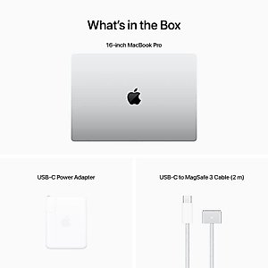 Apple (CTO) 16-in MacBook Pro: M2 Pro 12-Core CPU 19-core GPU 32GB 512GB Silver - Z177000E7 (Jan 23)