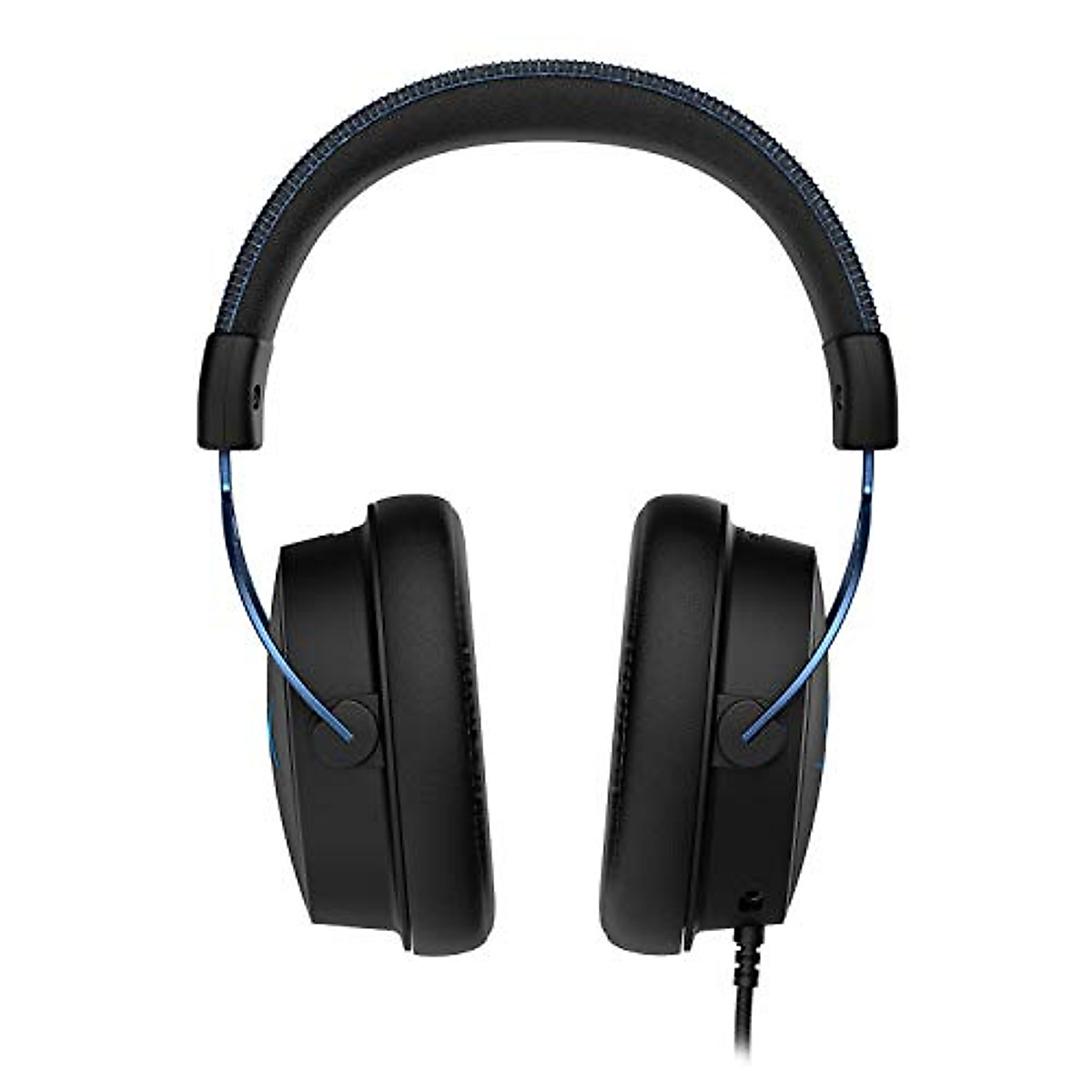 HyperX Cloud Alpha S - PC Gaming Headset, 7.1 Surround Sound, Adjustable Bass, Dual Chamber Drivers, Chat Mixer, Breathable Leatherette, Memory Foam, and Noise Cancelling Microphone - Blue