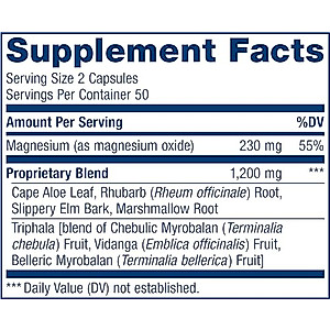 Renew Life Detox Cleanse More, Reduces Bloating and Restores Regularity, Overnight Constipation Relief, Soy, Dairy and gluten-free, 100 Capsules