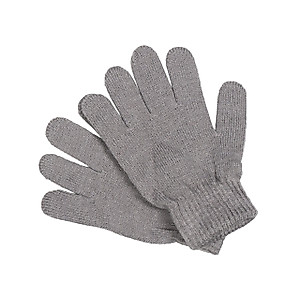 LOL Surprise Soft Chenille Winter Hat & Gloves Set for Girls with Pompom and LOL Doll Patches Grey