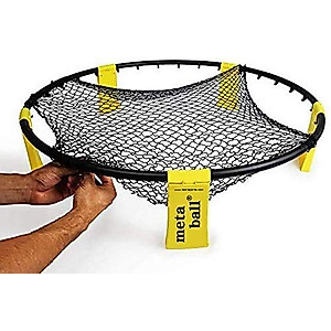 Feishibang Spike game Balls Round Net for Mini Volleyball, Roundnet Net Game Includes of Net