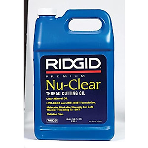 RIDGID 70835 Thread Cutting Oil, 1 Gallon of Nu-Clear Pipe Threading Oil