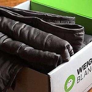 GhostBed 15 lb Weighted Blanket - 100% Cooling & Breathable Tencel Cover with Premium Glass Microbead Fill, 60" x 80" (Queen), Grey