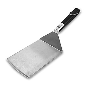 Pit Boss Grills Soft Touch Big Head Spatula, Black/Silver large