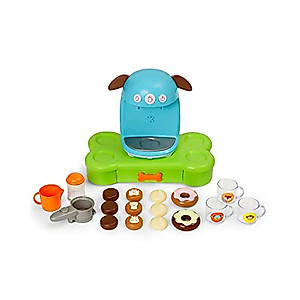 Skip Hop Kids Kitchen Play Set, Zoo Bark-ista Café with Lights & Sounds, 20pc Set